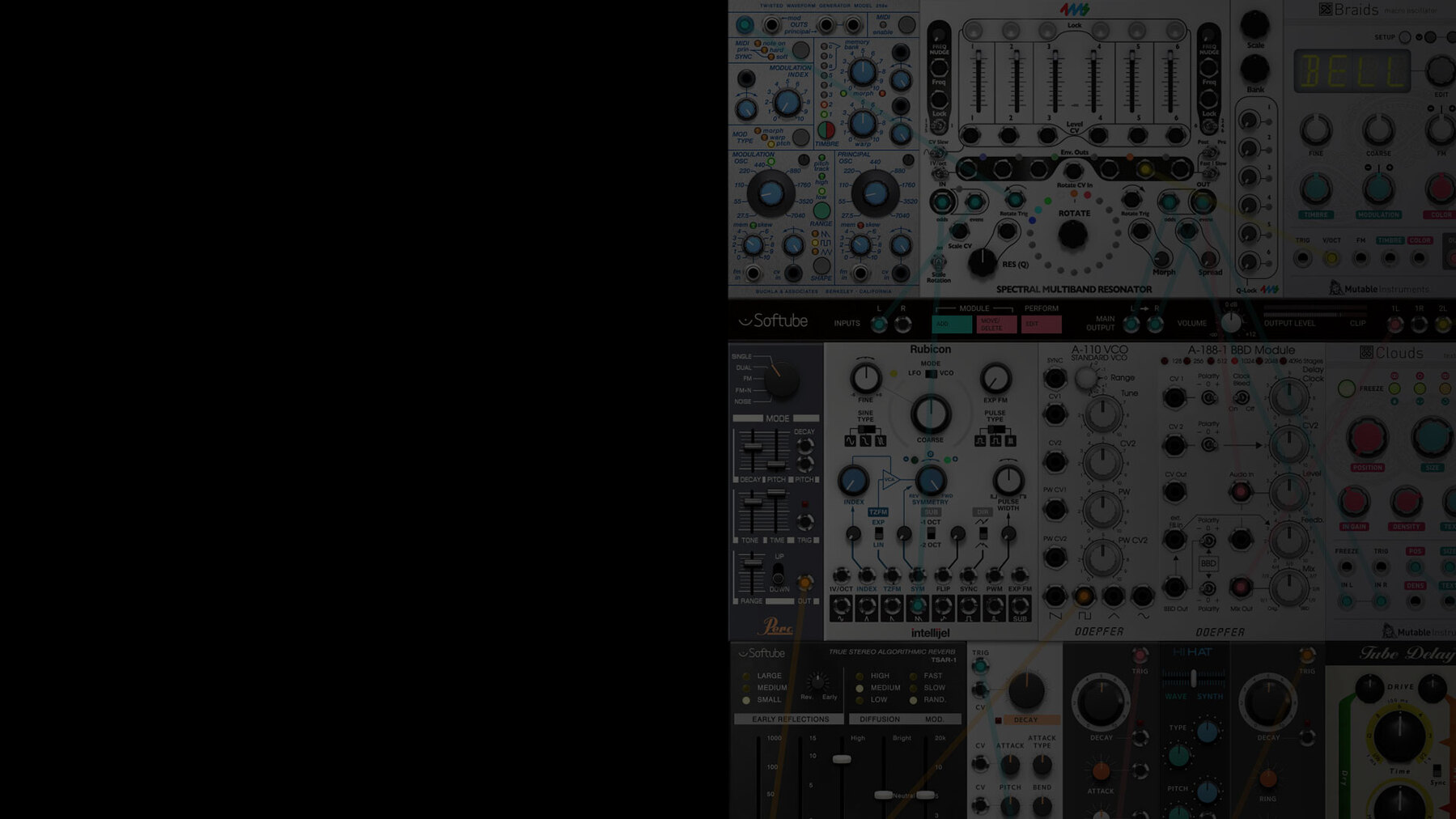 Modular synthesizer plugin - Softube