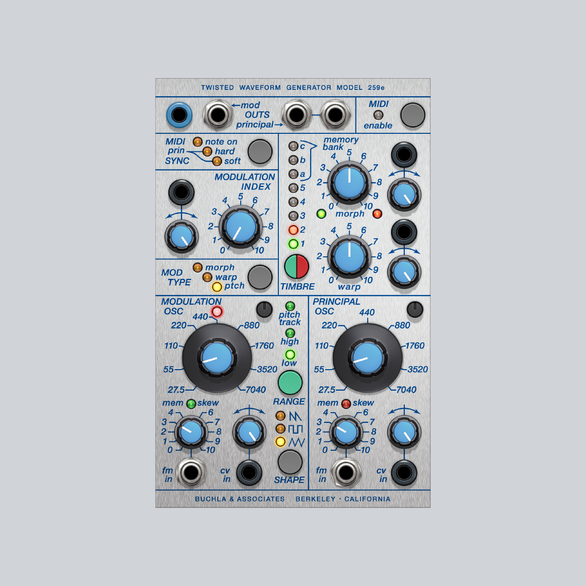 Buchla 259e Twisted Waveform Generator - Modular Expansion - Softube