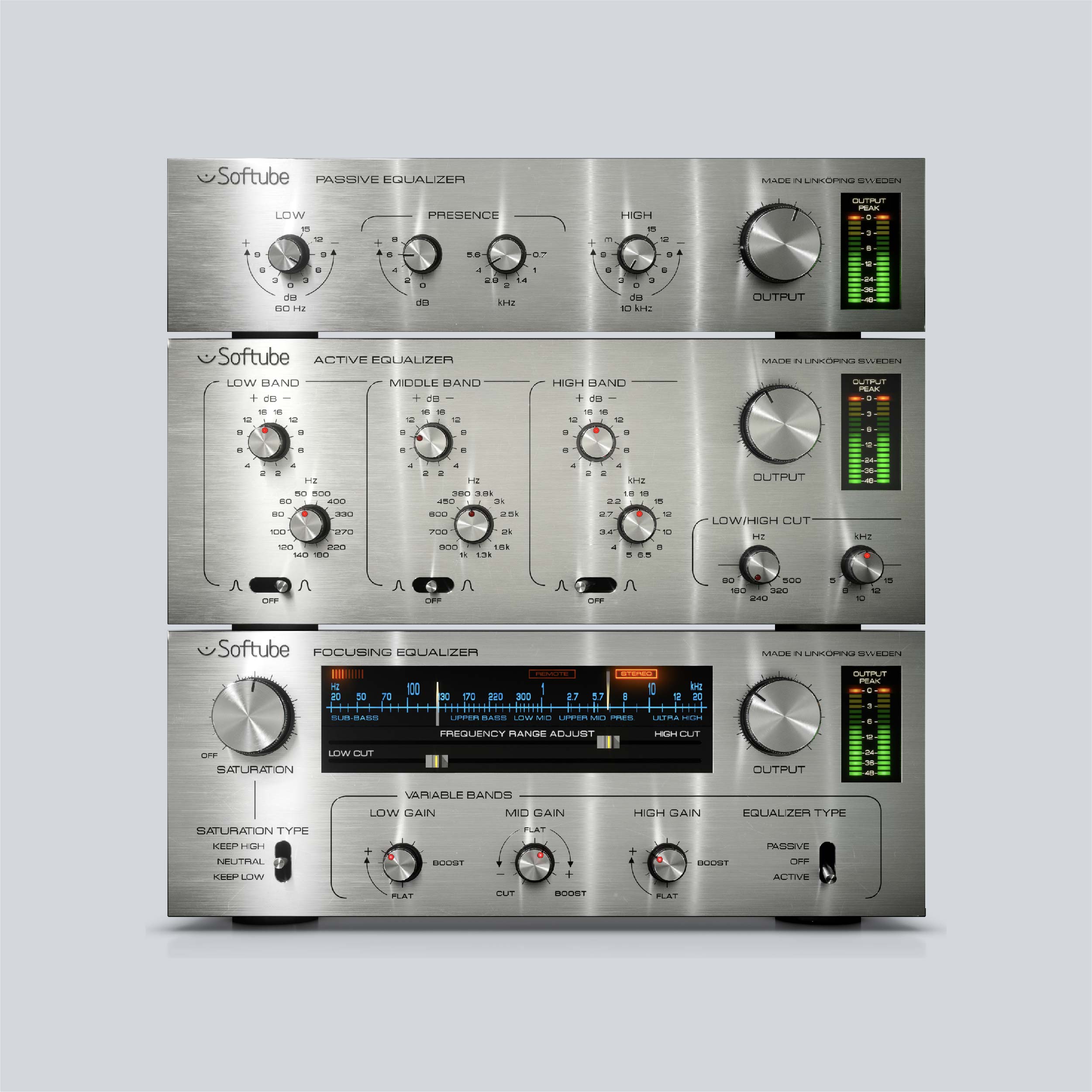 Passive-Active Pack EQs - Softube