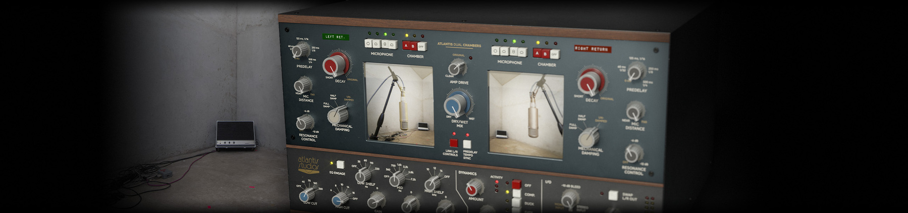 Atlantis Dual Chambers Reverb Plugin - Softube