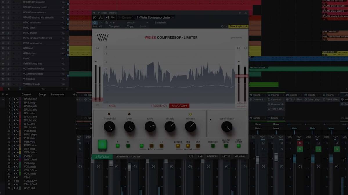 Weiss Compressor and Limiter Plugin - Softube