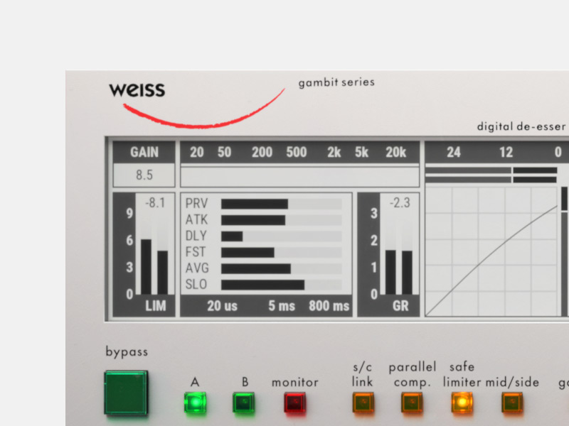 Weiss Compressor and Limiter Plugin - Softube