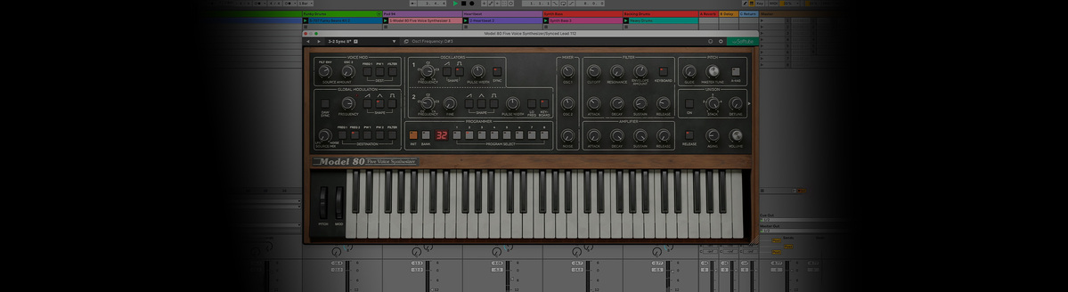 Model 80 Five Voice Synth Plugin - Softube