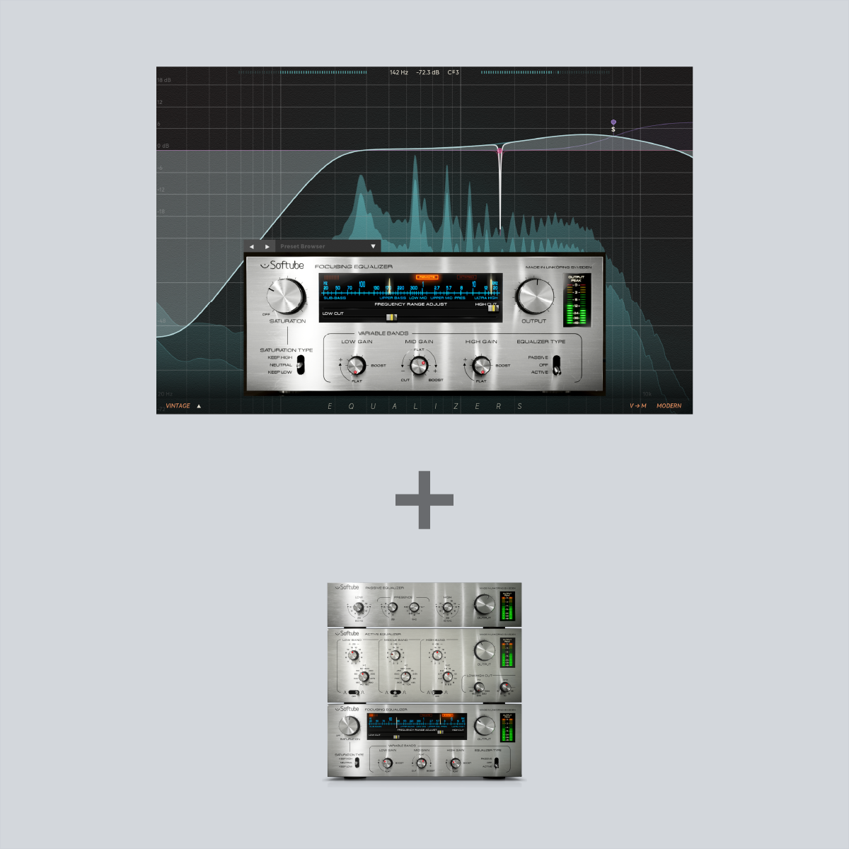 Equalizers & Passive-Active Pack - Softube