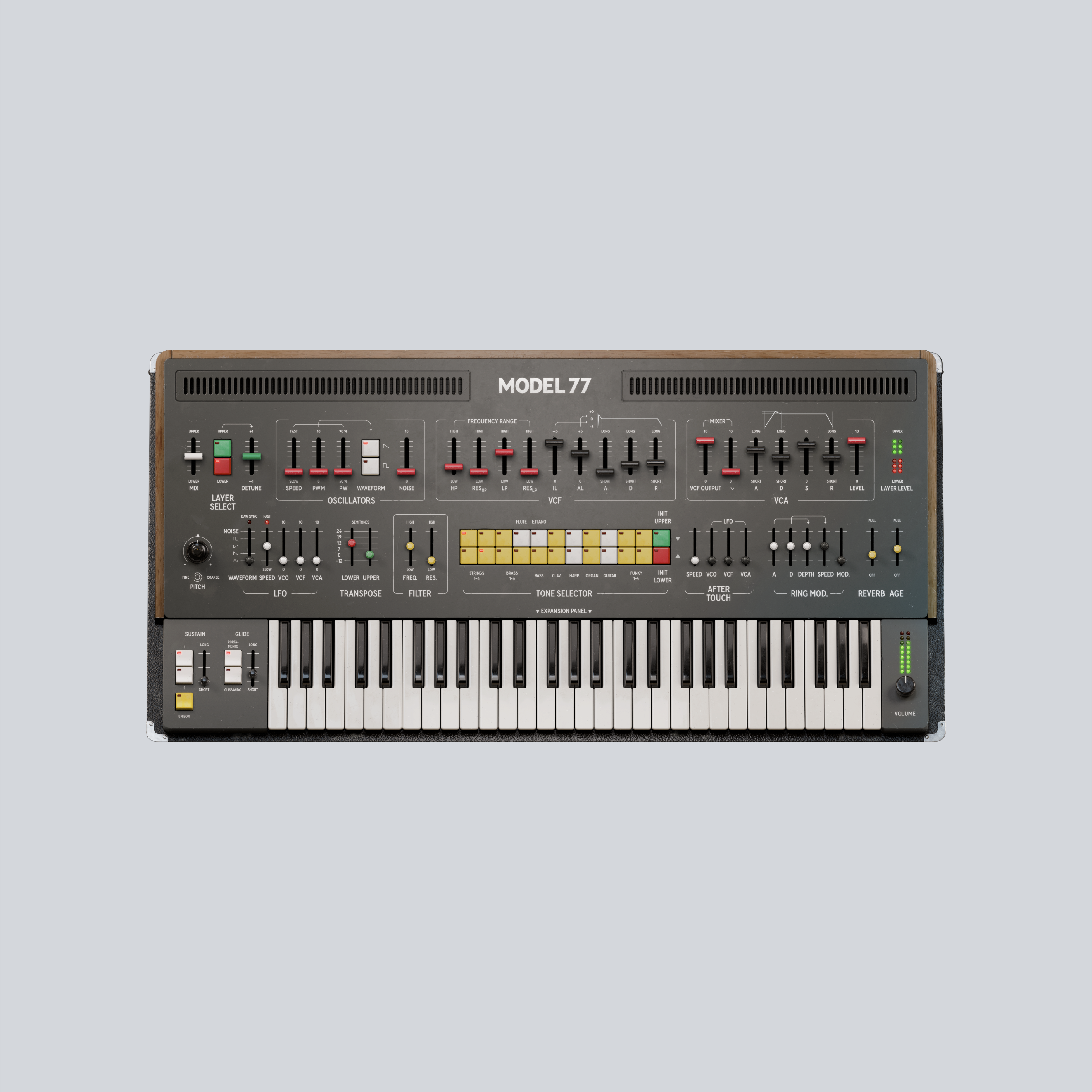 Model 77 Dual Layer Synth - Softube