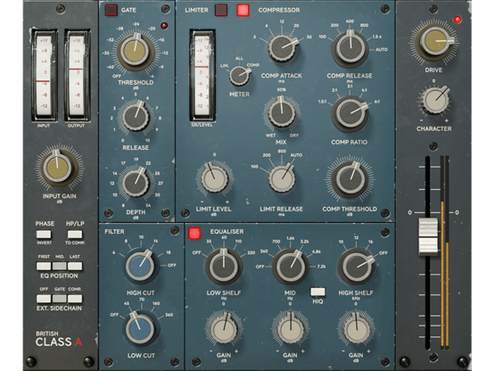 British Class A - Channel Strip Plugin - Softube
