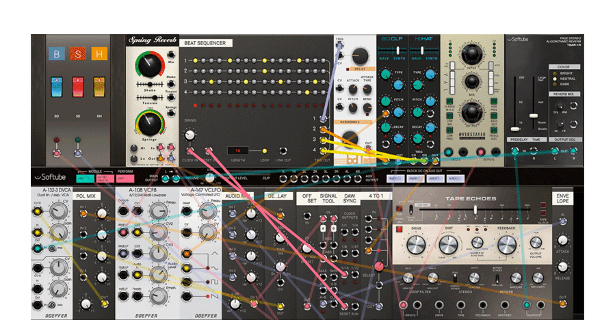 Modular synthesizer plugin - Softube