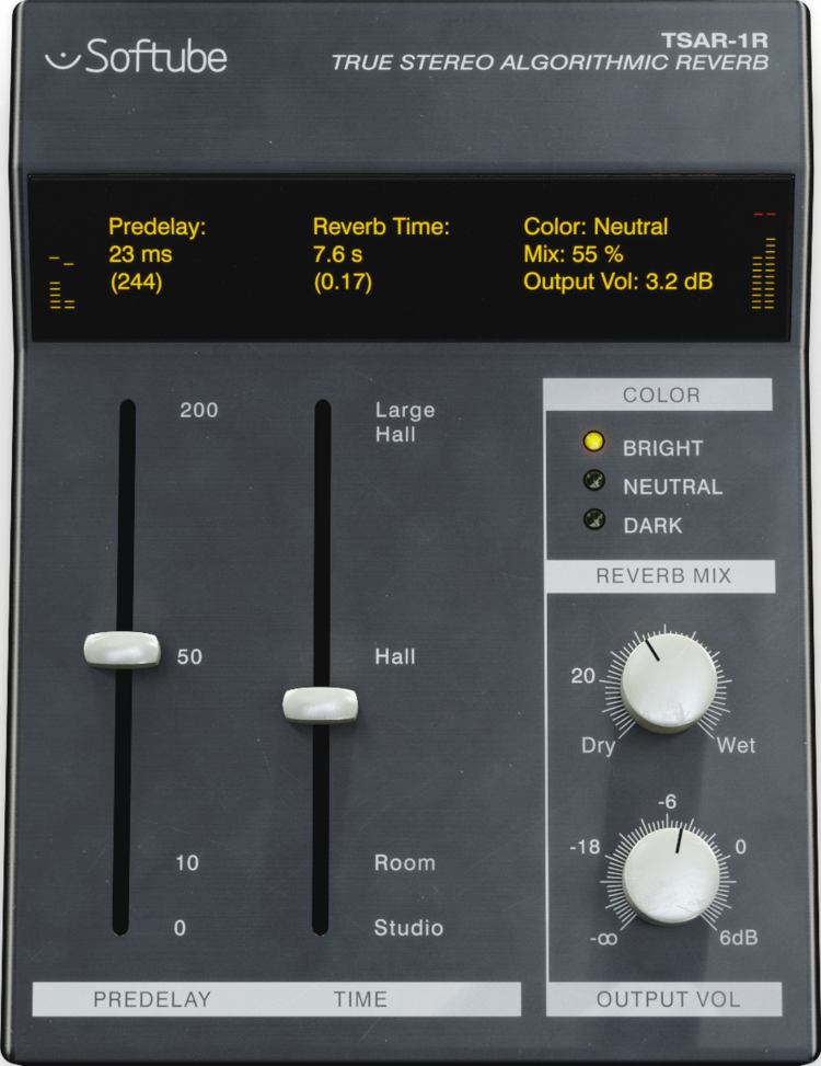 TSAR-1R Reverb plugin - Softube