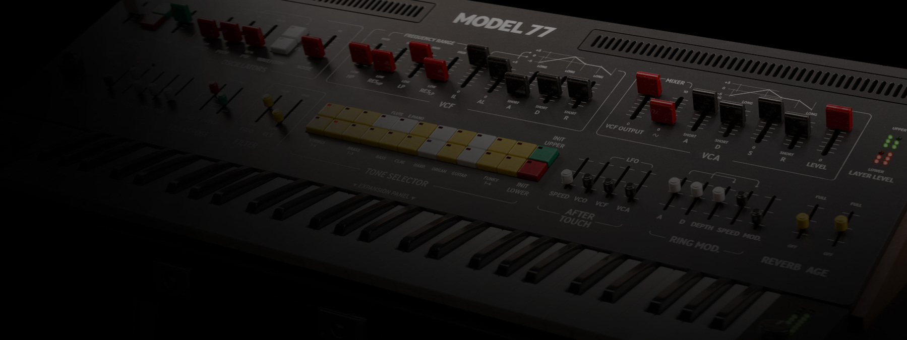 Model 77 Dual Layer Synth - Softube