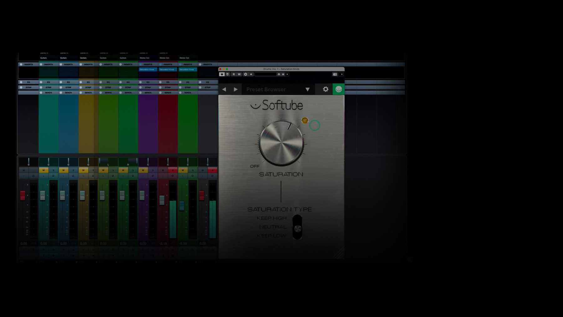 Saturation Knob - Free Saturation Plugin - Softube