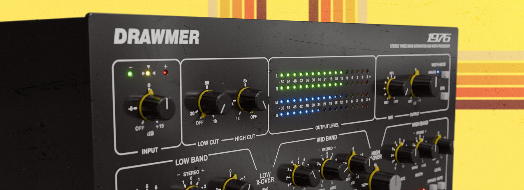 Drawmer 1976 Three-band Saturator plugin - Softube
