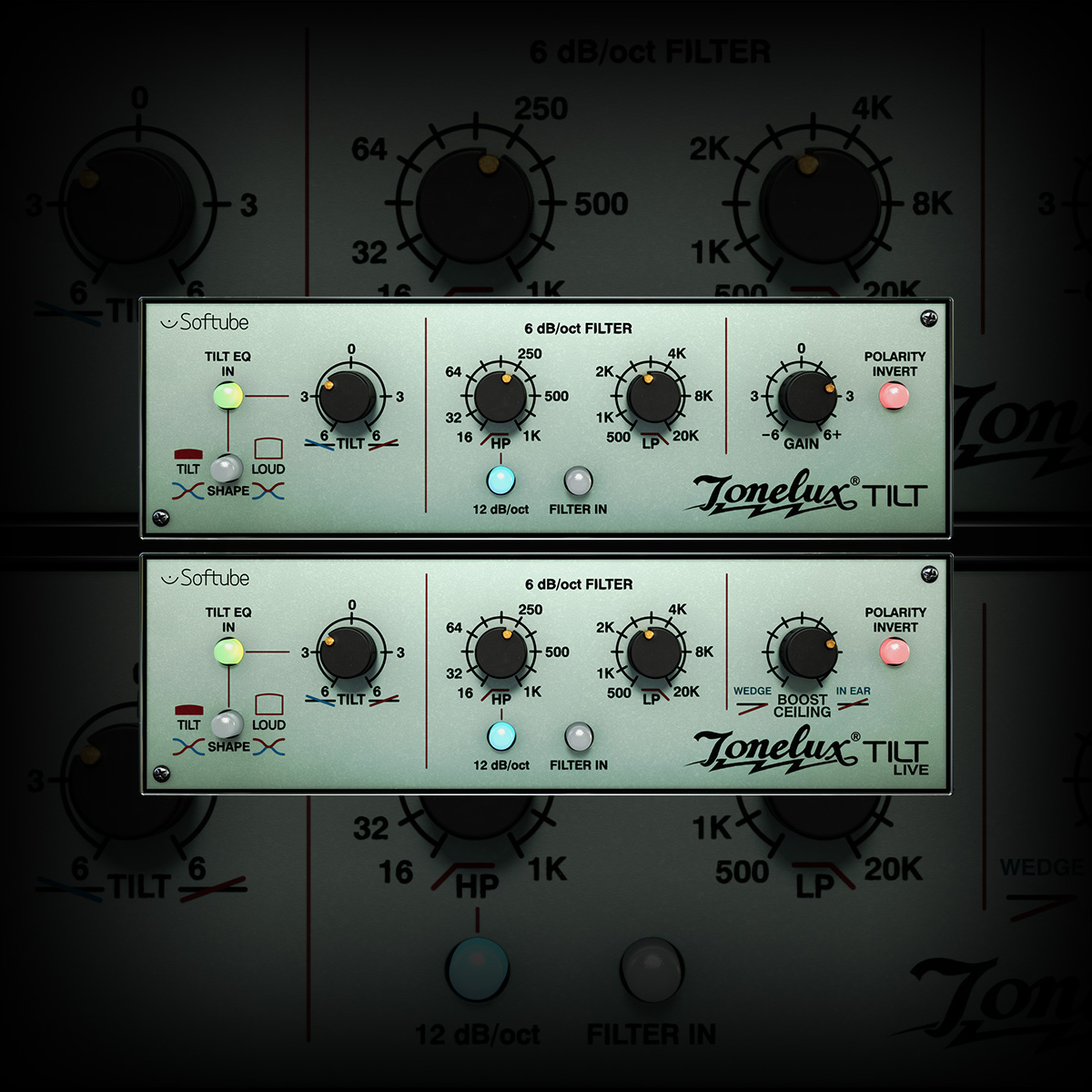 Tonelux Tilt and Tilt Live EQ Plugin - Softube